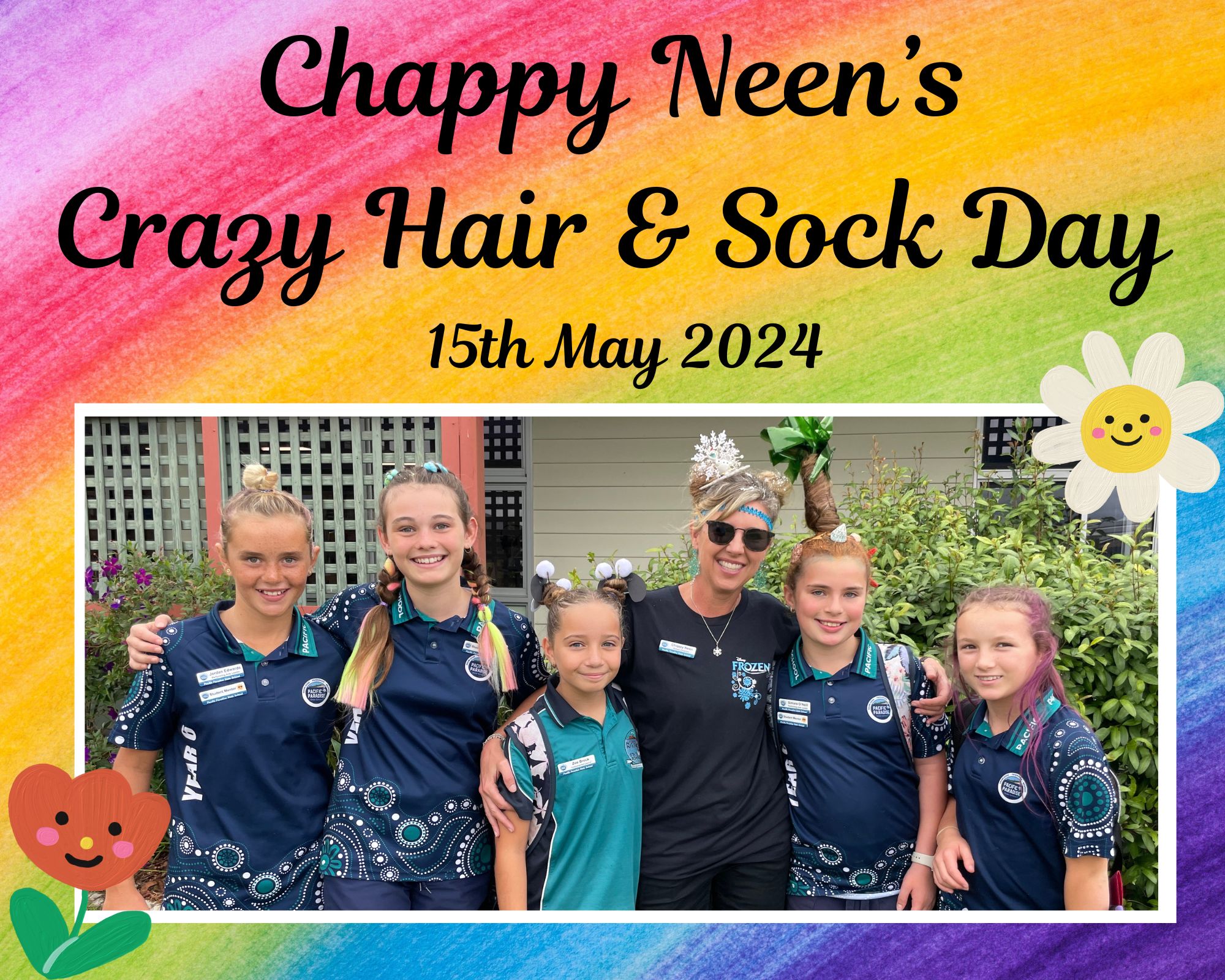 Chappy's Crazy Hair & Sock Day